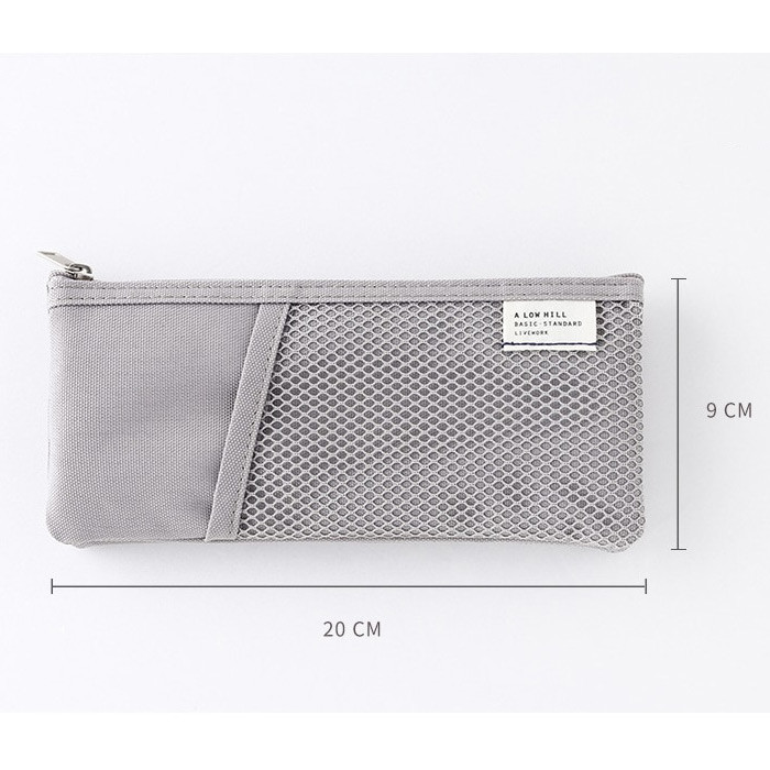 PLEPLE Multi purpose twin pocket pencil case - fallindesign