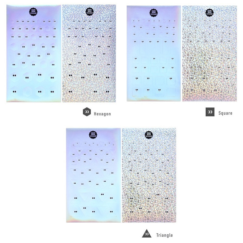 Livework Som Som hologram deco sticker set - fallindesign.com