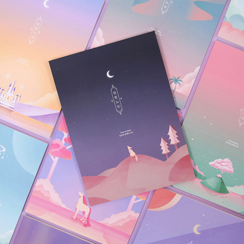 My effective note-taking B5 spiral lined grid notebook