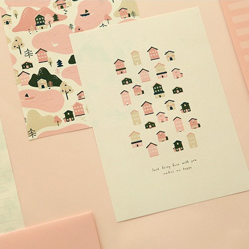 Daily letter paper and envelope set - Home - Fallindesign