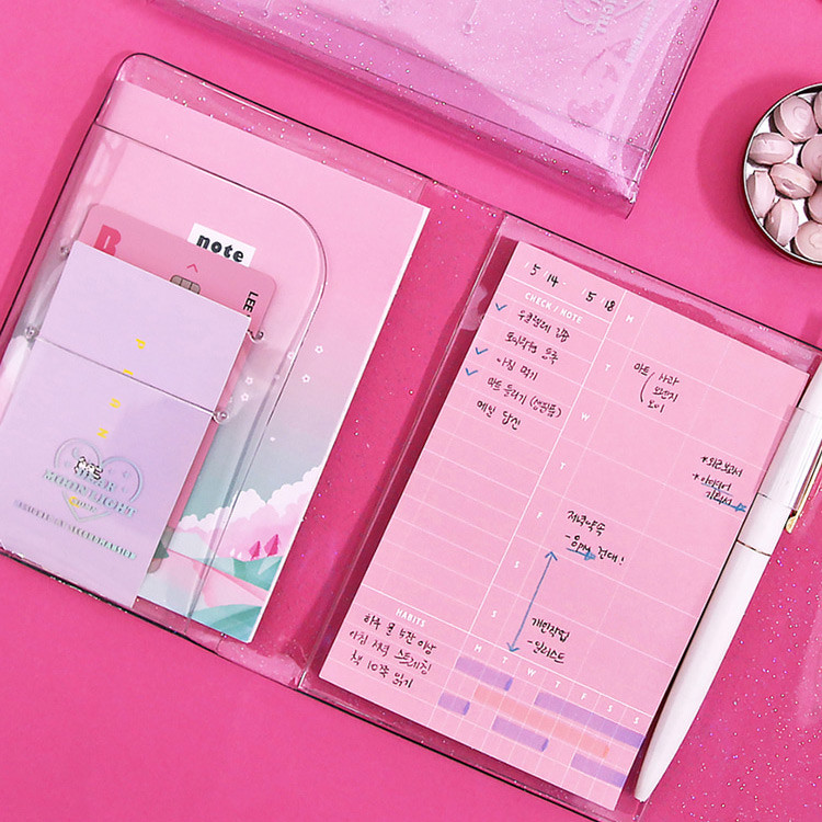 Second mansion Moonlight illustration timetable notepad