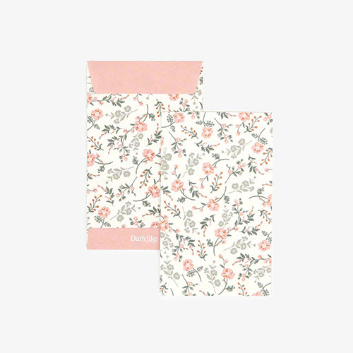 Dailylike Poppy small card and envelope set - Fallindesign