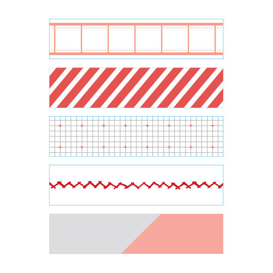 Dailylike Bread masking seal paper deco sticker 4 sheets set
