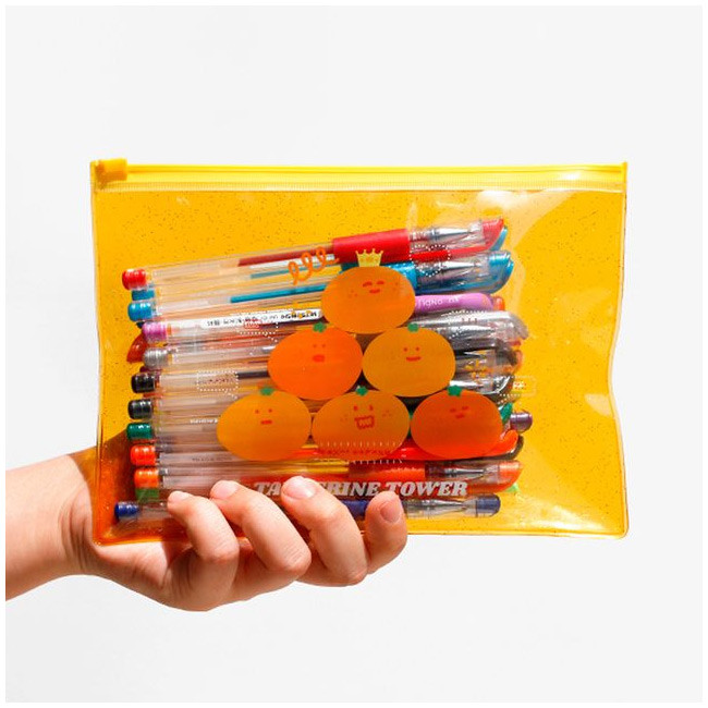 All new frame Myeongmi Choi E collection mini zipper pouch