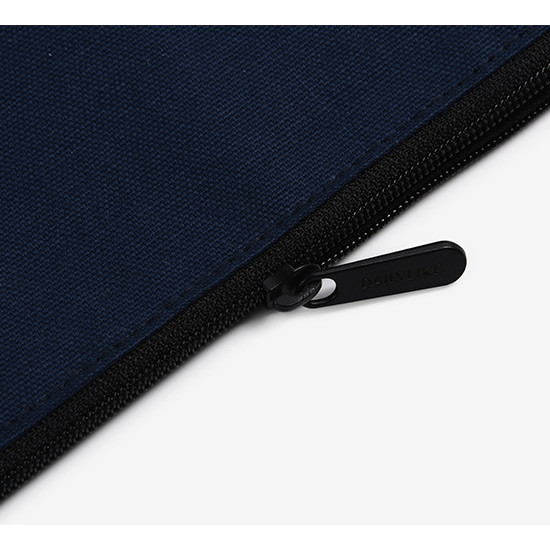 Dailylike Embroidery rectangle fabric zipper pouch - Miaow