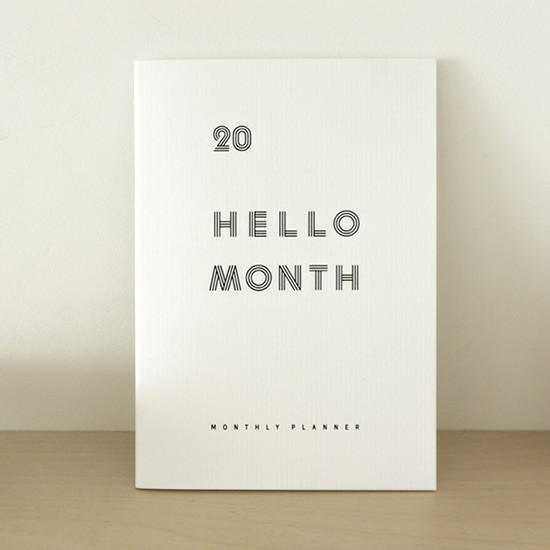Eedendesign 2020 Hello month A5 dated monthly planner