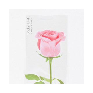Appree Red rose sticky memo notes - fallindesign