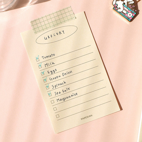 Dash and Dot My checklist notepad - Fallindesign.com