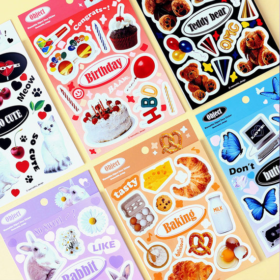 Indigo Corner Deco Clear Removable Sticker - Fallindesign