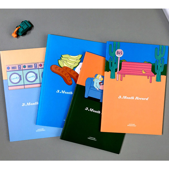 Sequence to Sequence 6 months Dateless Weekly Diary Planner