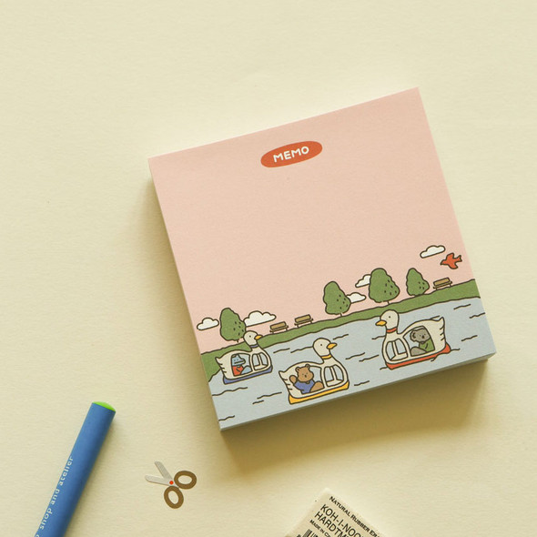 Dailylike My Buddy B5 Notepad Notebook with illustration