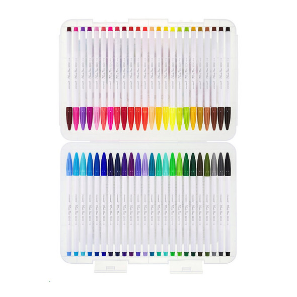 Monami Plus 3000 Water-Based Ink 72 Color Pen Set