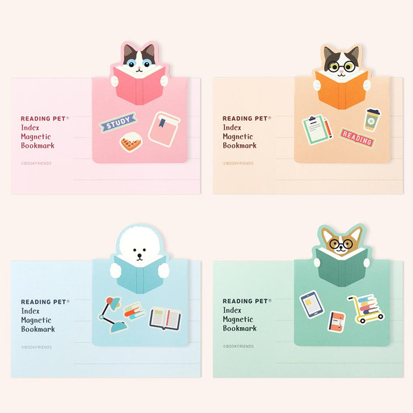 Bookfriends Literature Vivid Index Magnetic Bookmark Set