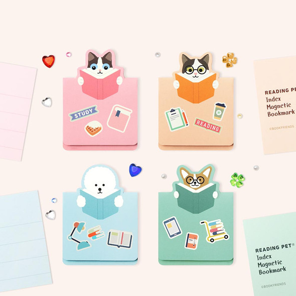 Bookfriends Literature Vivid Index Magnetic Bookmark Set