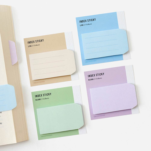 Bookfriends Tracing Paper Small Index Sticky Notepad
