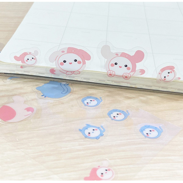 Flying Whales Marimong PVC clear sticker - Fallindesign.com