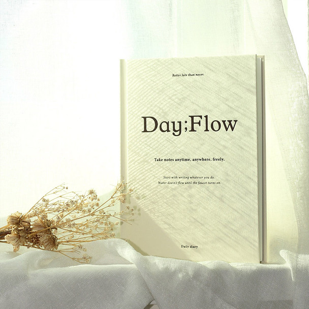 Dash And Dot Day Flow Dateless Daily Diary Journal