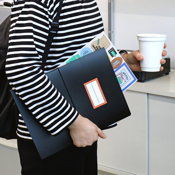 Indigo Storage A4 Clear File Folder Book - Fallindesign.com