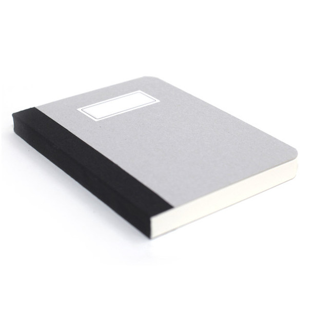 Page25 Natural and Pure gray plain notebook - fallindesign