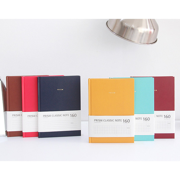 Indigo Prism classic 160 pages lined grid notebook - fallindesign.com