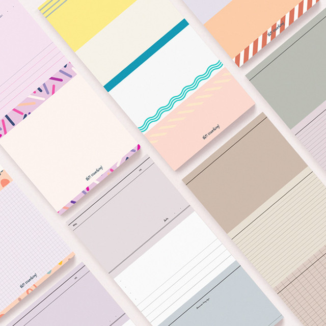 My effective note-taking B5 spiral lined grid notebook