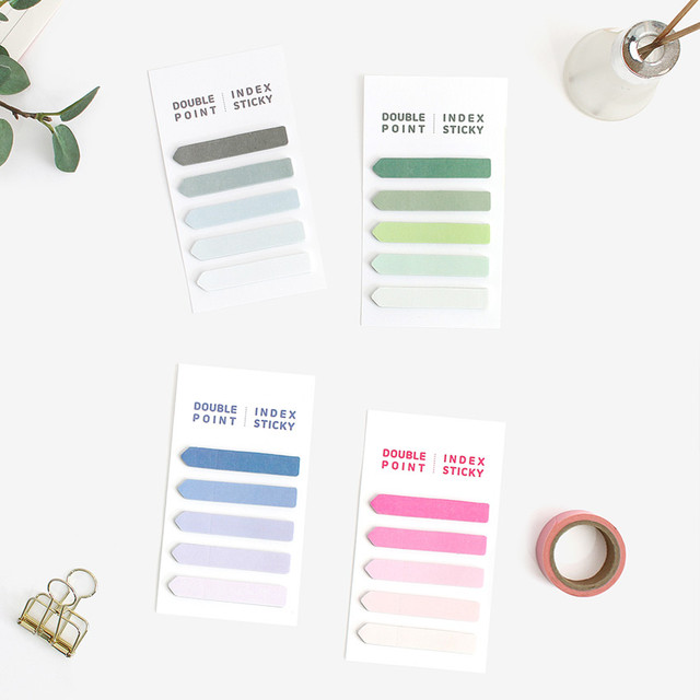 ICONIC Index sticky memo point bookmark set