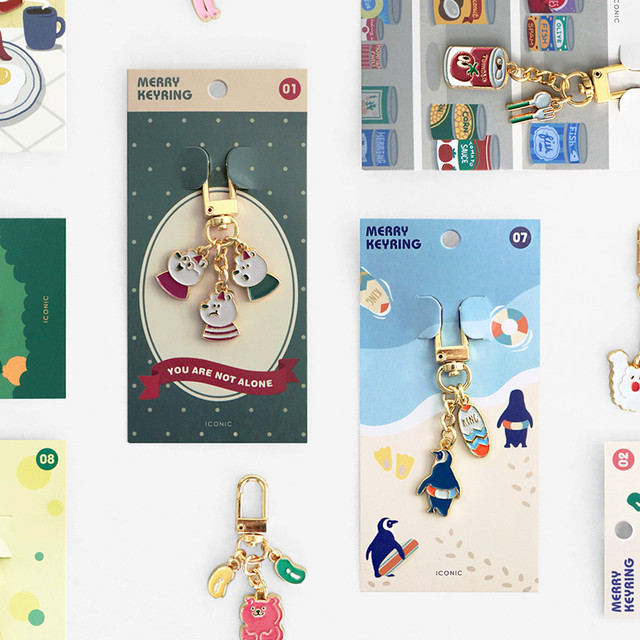 Cute Keychains, Keyrings for girls & women | fallindesign