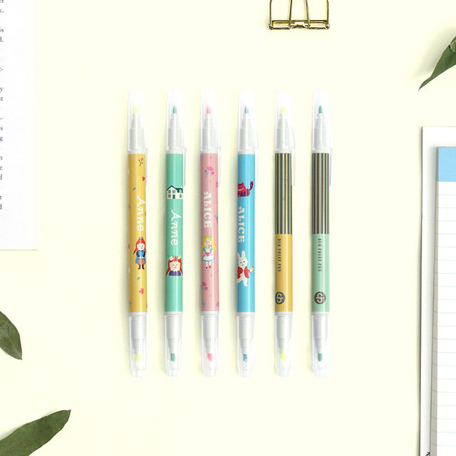 MONAMI Fantasy Coloring Double Ended Highlighters Set