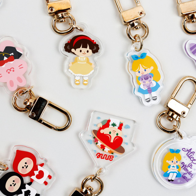 Cute Keychains, Keyrings for girls & women | fallindesign