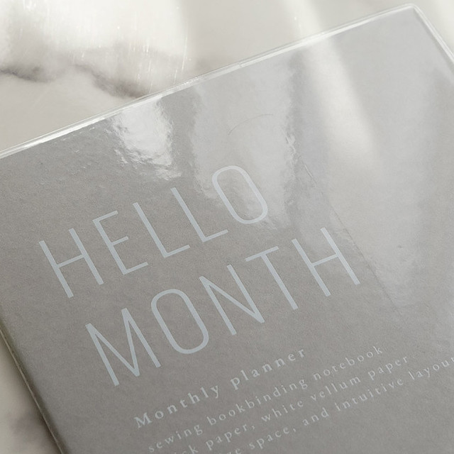 Eedendesign Hello month B5 dateless monthly planner