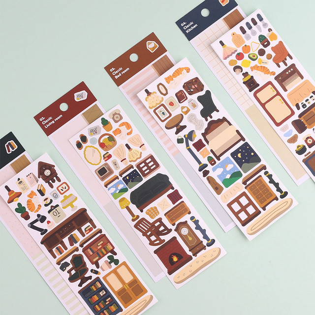 Wanna This Removable waterproof paper deco sticker