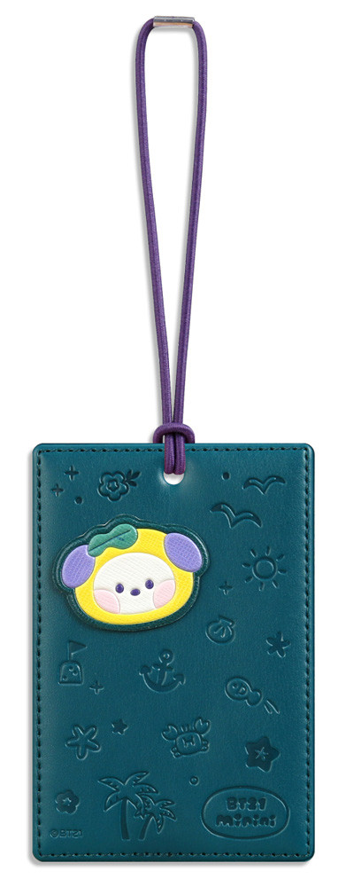 BT21 Koya Leather Patch Luggage Name Tag