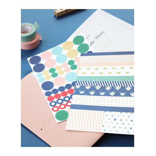 2015 Iconic Colette vintage pattern dated diary scheduler