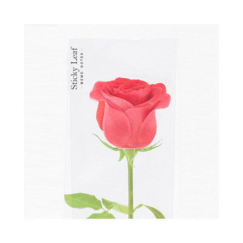 Appree Pink rose sticky memo notes - fallindesign