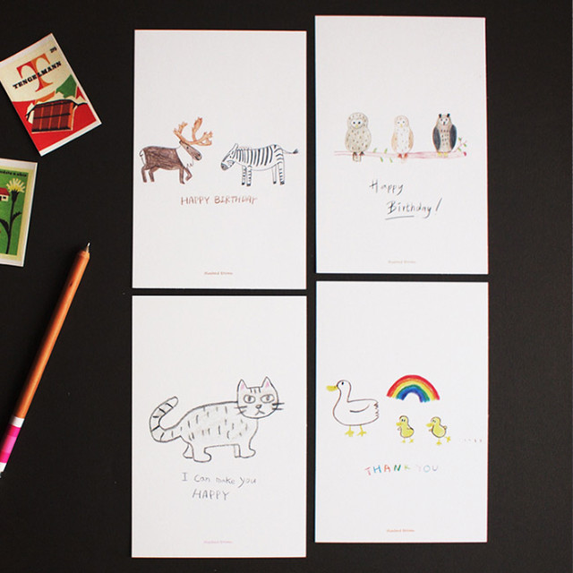 PONYBROWN Cartoon message card - fallindesign.com
