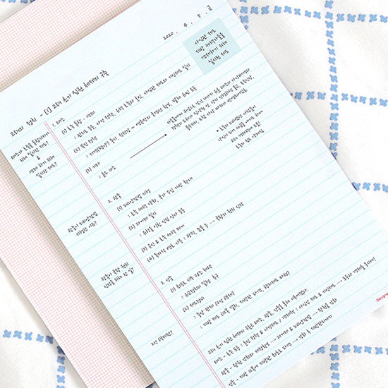 PLEPLE Fruits ribbon memo notes checklist notepad