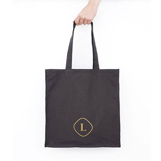 Invite.L Linen 4 rectangle eco shoulder tote bag - fallindesign