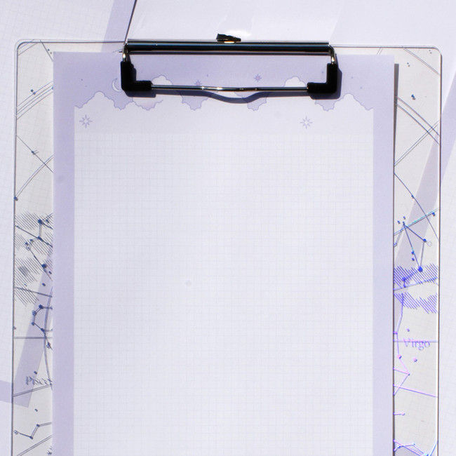 Cloud and Mountain B5 size grid notes memo notepad