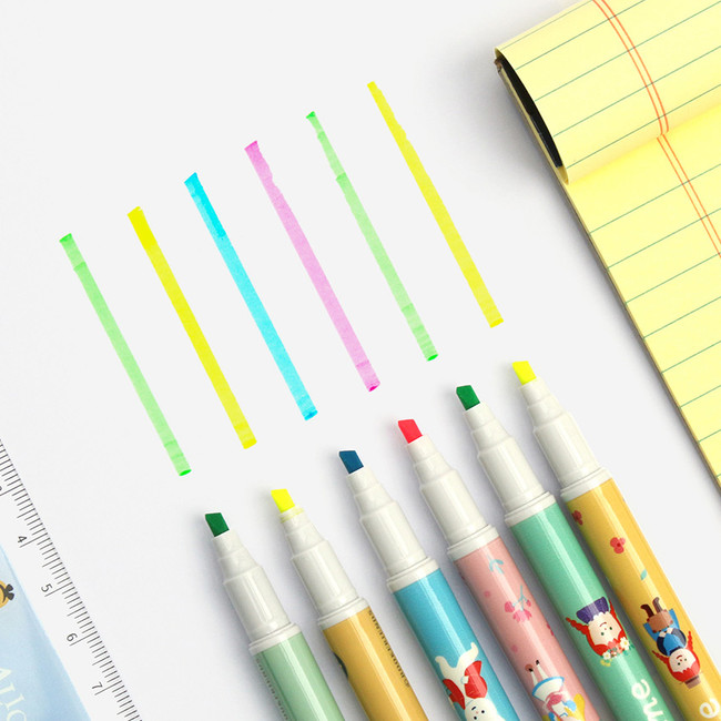 Bookfriends World literature double ended highlighter set