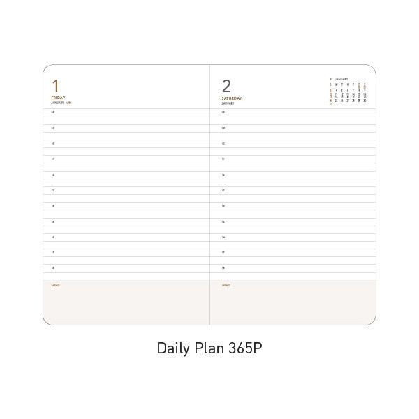 Ardium 2021 365 days medium dated daily journal diary