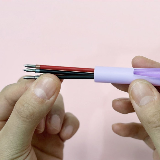 MONAMI Fx Zeta 3 Colors 0.7mm Ballpoint Multi Pen