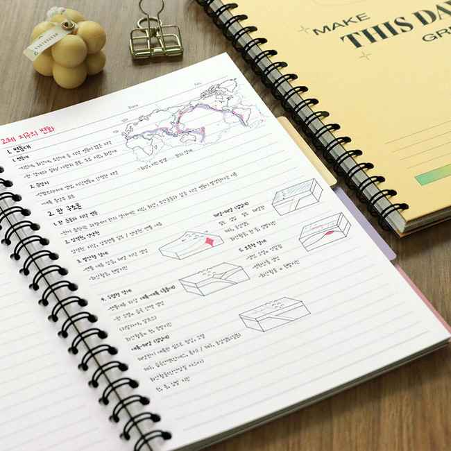 ICONIC Index B5 Wire Bound Lined Notebook - Fallindesign.com