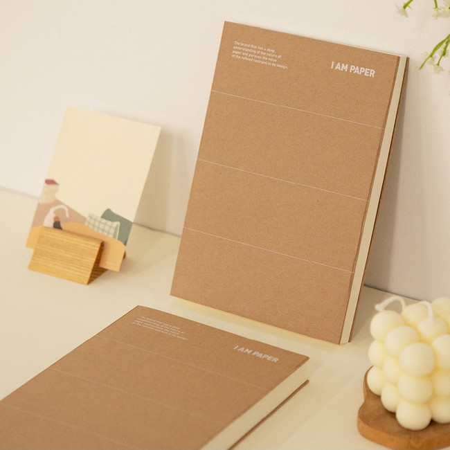 Ardium Kraft I Am Paper Premium Lined Notebook - Fallindesign