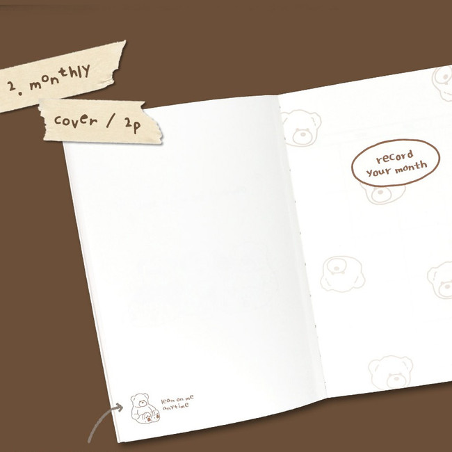 Wanna This Tailorbird Fluffy B6 Dateless Weekly Diary Planner