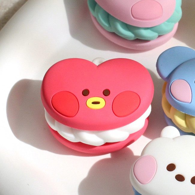 BT21 Minini Macaron TATA Keyring Key Holder - Fallindesign