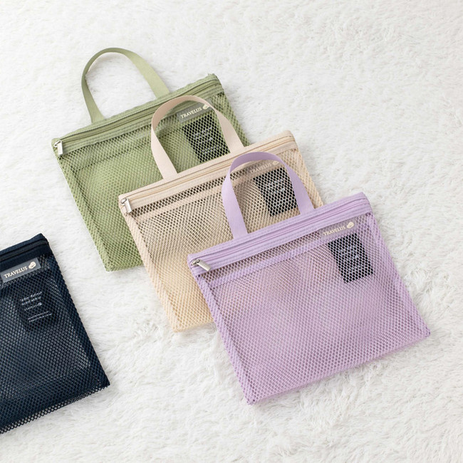 Byfulldesign Travelus Travel Slim Medium Mesh Pouch Ver5