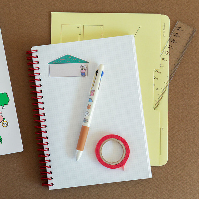 Rock Out with Green Day! Dailylike My Buddy A5 Grid Notebook