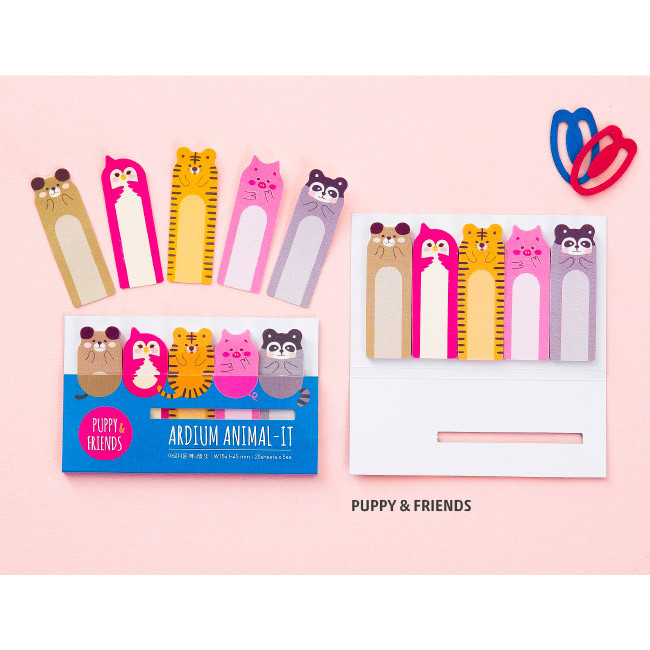 Ardium Cute animal sticky memo notes set - fallindesign