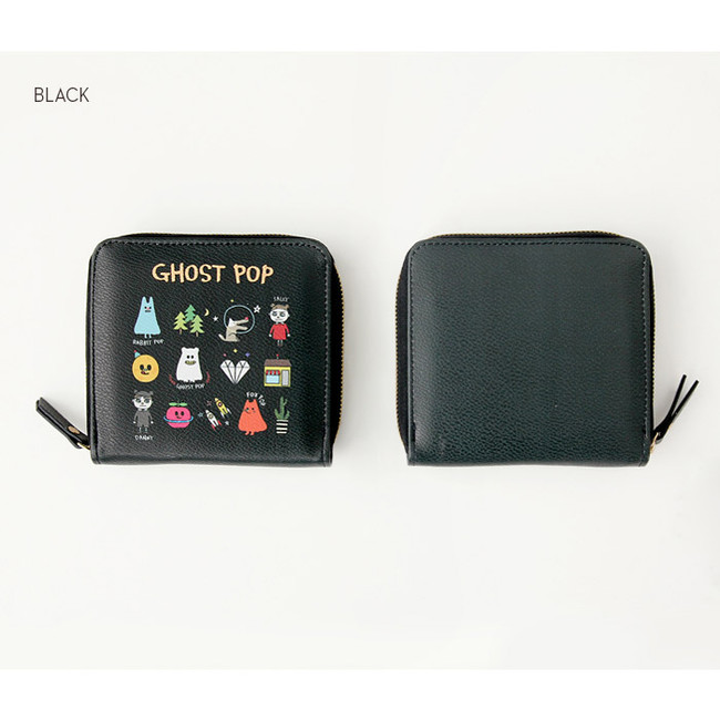 Gunmangzeung Ghost pop zip around small wallet - fallindesign