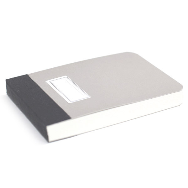 Page25 Natural and Pure warm gray small plain notebook